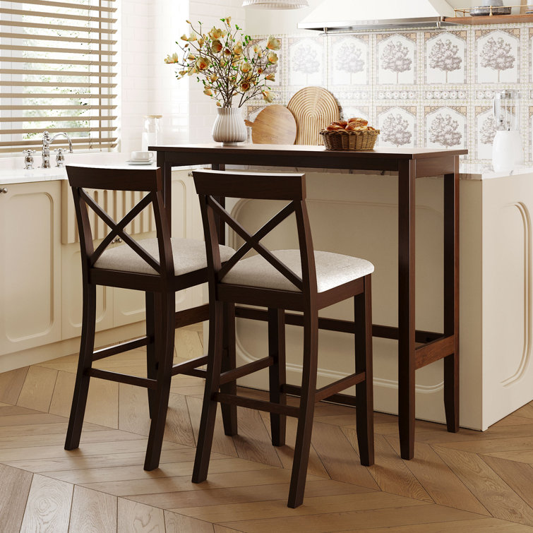 Gracie Oaks Plamenka 2 - Person Bar Height Dining Set | Wayfair